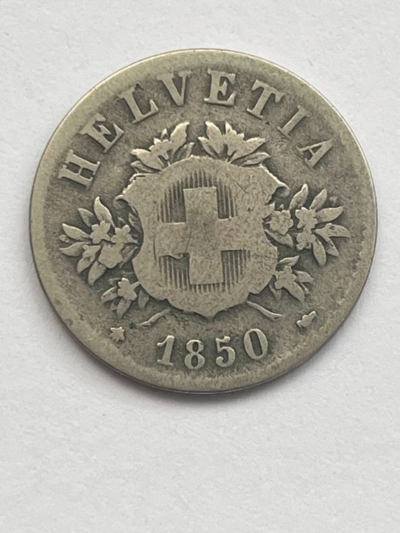 20 Rappen 1850 BB | Kaufen auf Ricardo