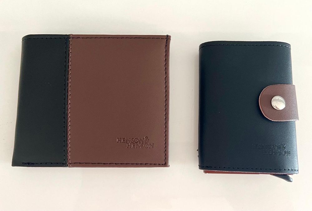 Henson & Henson, Set Geldbörse und Kartenhalter echt Leder (Neu und originalverpackt) in Aarburg ...