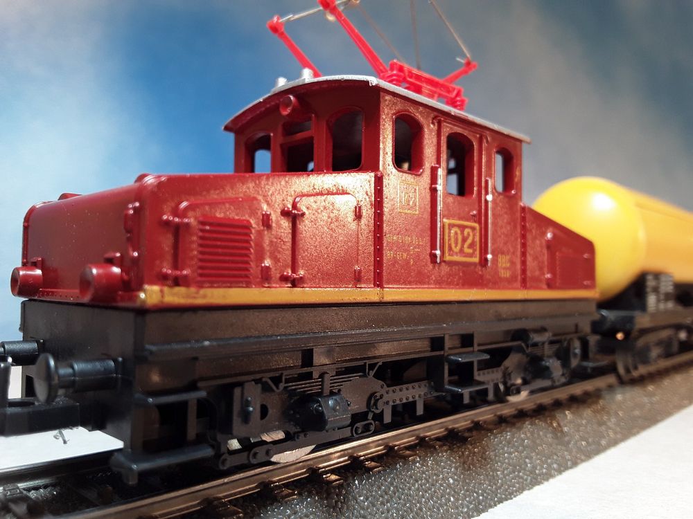 Lima __ 5 teiliger Güterzug _ Lokomotive BBC _ Spur H0 | Kaufen auf Ricardo