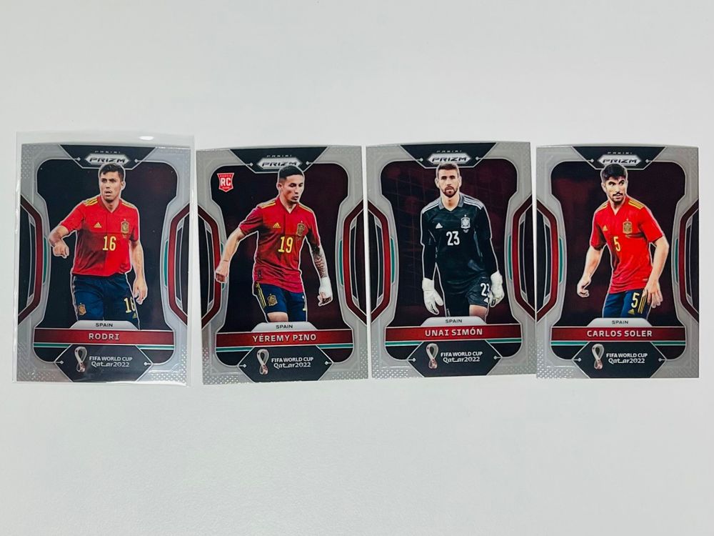 2022 Panini Prizm WC Qatar Spain (Rodri Pino Simon Soler) (Gebraucht ...