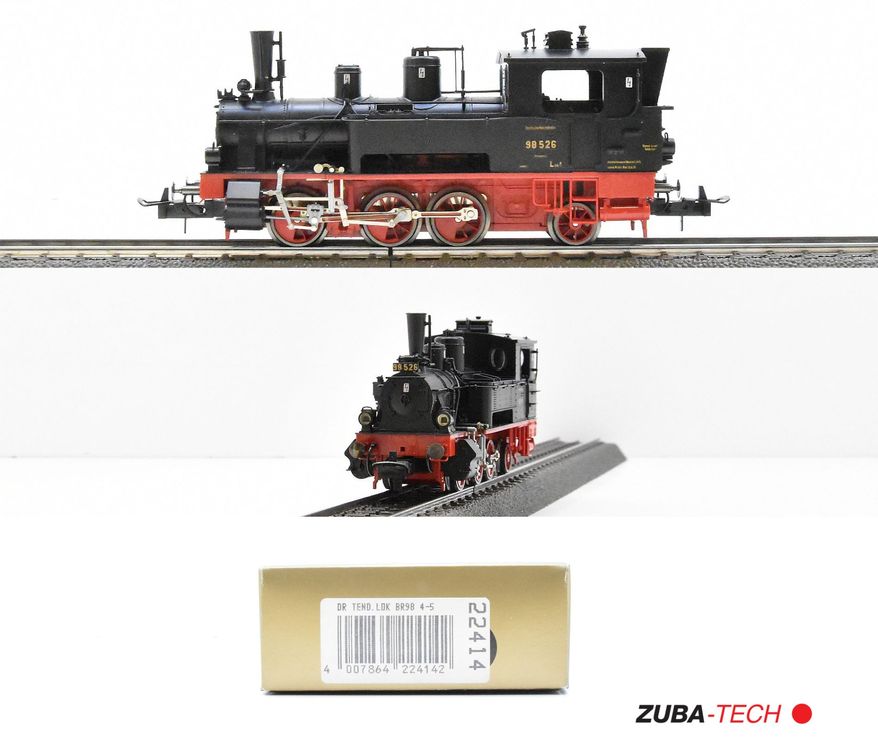 Trix 22414 Dampflok BR 98.5 der DRG, H0 GS Analog mit OVP (Gebraucht ...