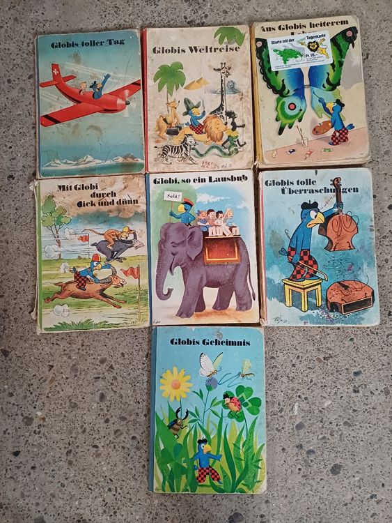 7 Globi Bücher - Nostalgie pur! Für Sammler! (Gebraucht) in Zuckenriet ...