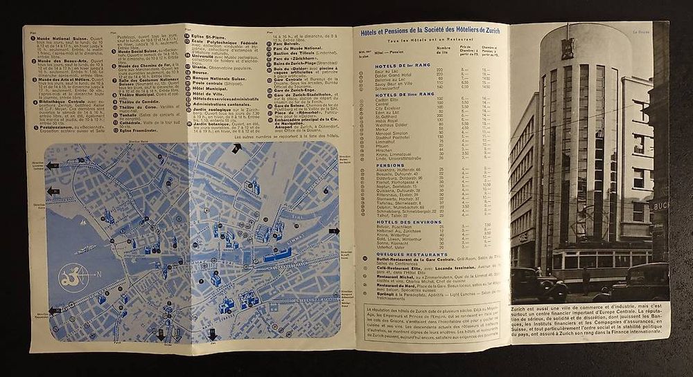 Prospectus Zurich Exposition Nationale pendant la LANDI 1939 (D ...