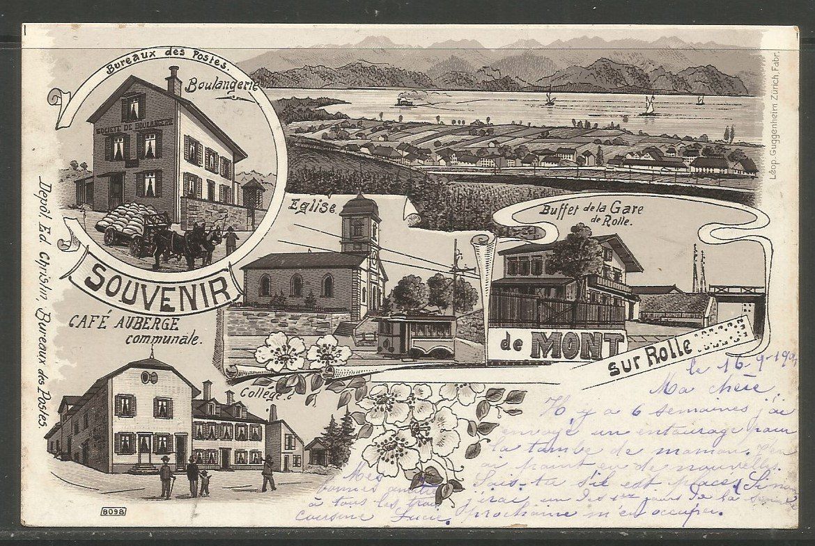 Carte P de 1904 ( Souvenir de Mont sur Rolle ) (Gebraucht) in La ...