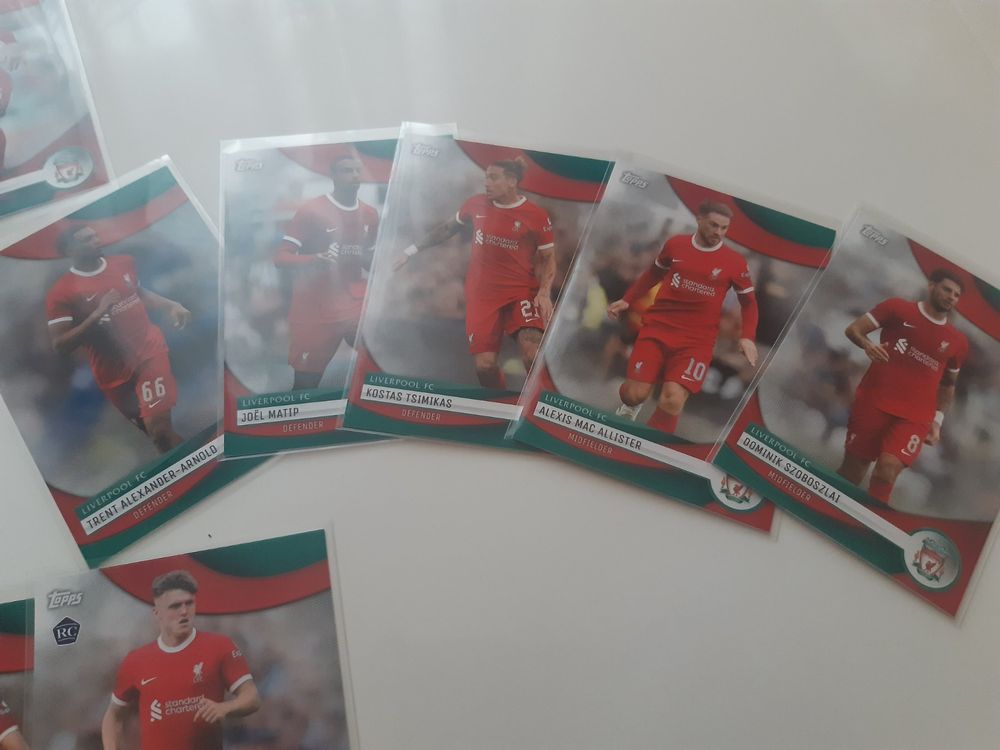Topps Liverpool FC Official Team Set 23/24 Alle Base Karten (Neu ...
