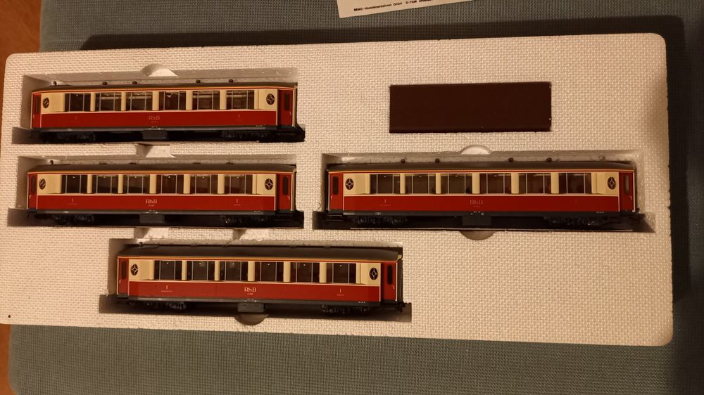 Bemo RhB H0m 4 voitures salon / Salonwagen Pullmann 3272/S | Kaufen auf Ricardo