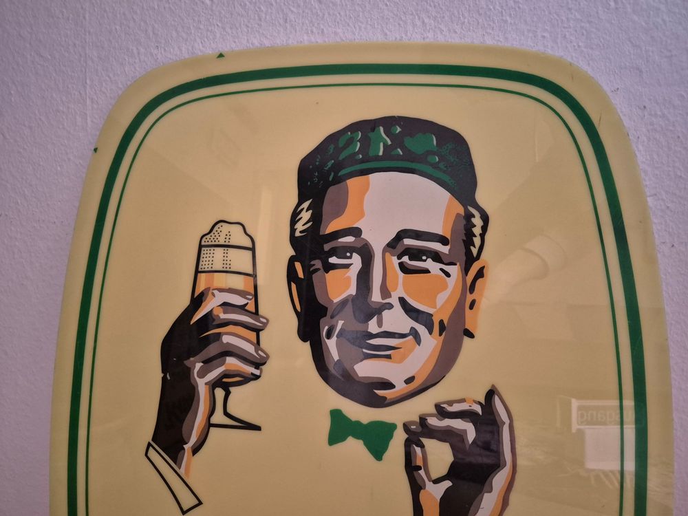 Werbeschild Reklame Tafel Bitburger Pils Bier Vintage Schild (Gebraucht ...