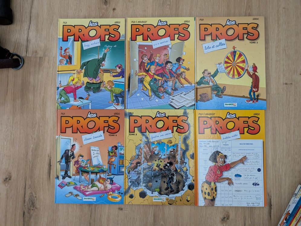 Les Profs - Lot of 6 BD / Comic Albums (Relié) | Kaufen auf Ricardo
