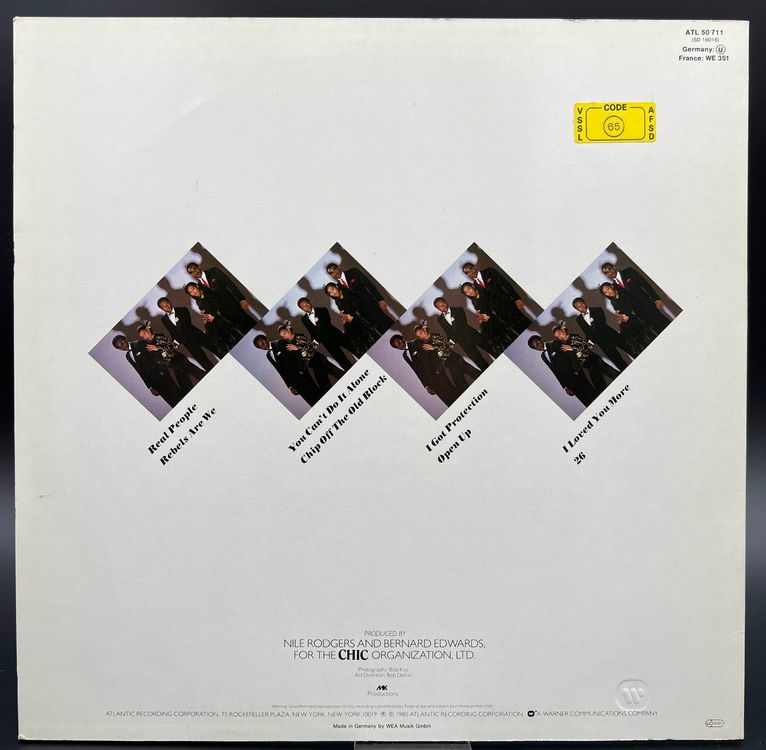 Chic – Real People – LP Atlantic 1980 (Gebraucht) in Häusernmoos für ...