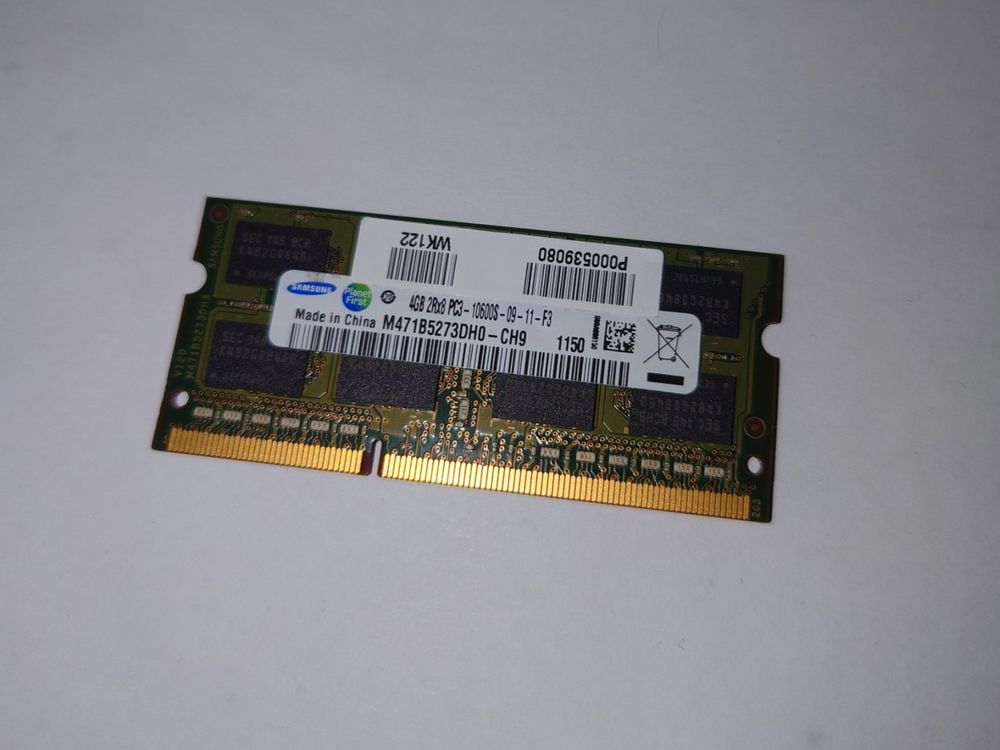 RAM - 4GB - DDR3 - 1333MHz - 204Pin SO-DIMM - Samsung | Kaufen auf Ricardo