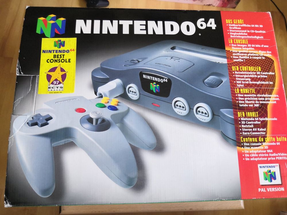Nintendo 64 PAL (CIB) in Originalverpackung inkl. Anleitung | Kaufen ...