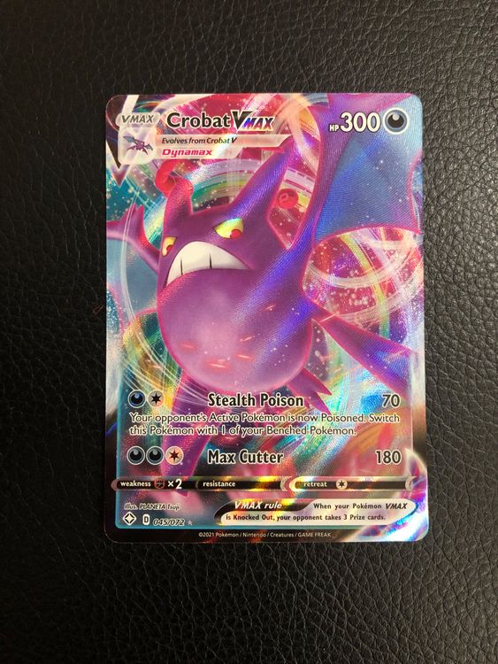Shining Fates Crobat Vmax 45/72 NM Ab 1 (Gebraucht) in Paradiso für CHF ...