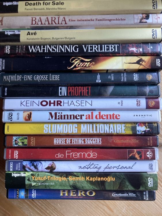 DVD Paket mit 15 verschiedenen Spielfilmen (Gebraucht) in Rüdlingen für ...