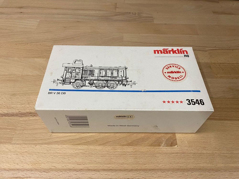 Märklin 3546 Diesellokomotive BR V36 der DB "Service-Modell" (D ...
