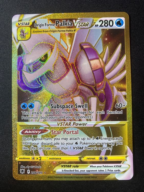 Origin Forme Palkia VSTAR 208 Gold - Astral Radiance - EN (Neu (gemäss ...