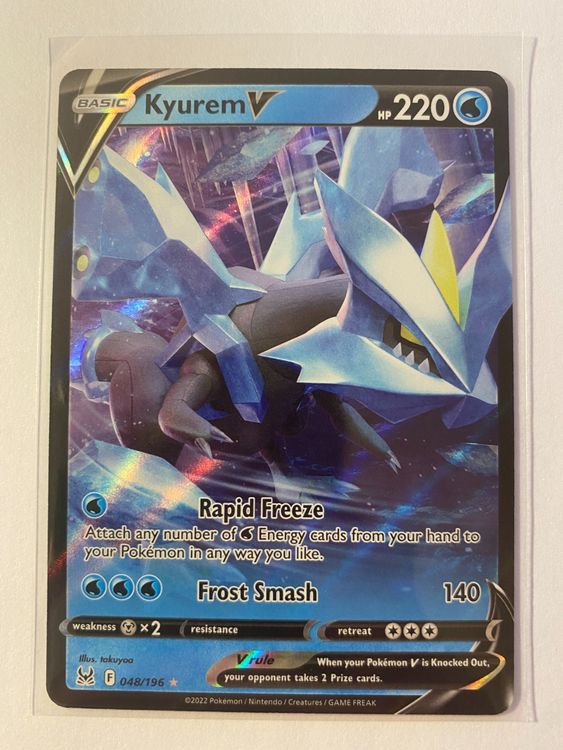 Pokemon Kyurem V 048/196 Lost Origin EN (Neu (gemäss Beschreibung)) in ...