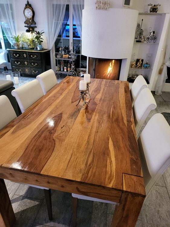 Faszinierend Tisch Sheesham Holz Bild
