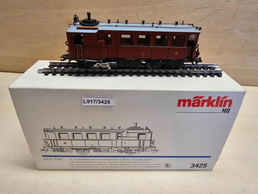 Märklin 3425 - Dampftriebwagen "DW8* Analog/DELTA/Digital | Kaufen auf ...
