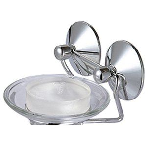 METALL SUPER SAUGNAPF RUND SEIFENHALTER (Neu und originalverpackt) in ...