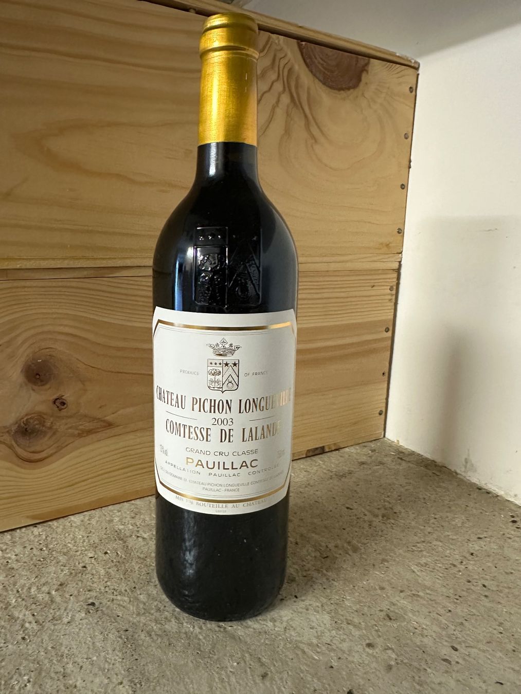 Pichon Longueville Comtesse 2003 – Cave privée (Neu (gemäss ...
