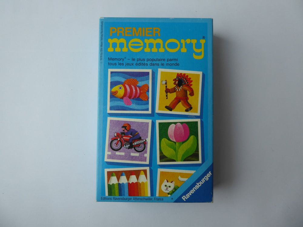 Kinder Premier Memory Ravensburger 1978, 66 Karten (Gebraucht) in ...