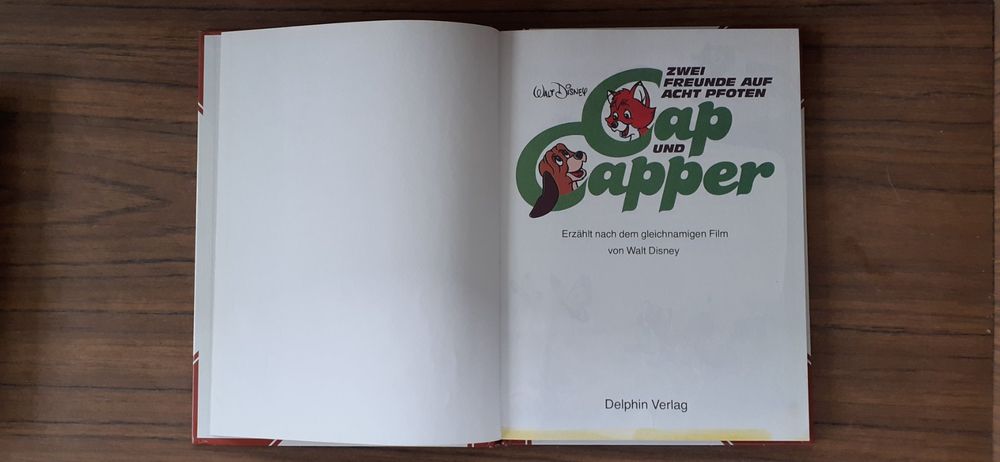 Walt Disney Bilderbuch 1998 Cap und Capper (Gebraucht) in Mörschwil für ...
