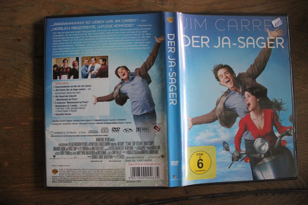 DVD ~ Der Ja-Sager ~ mit JIM CARRY(1883) (Gebraucht) in Geroldswil für ...