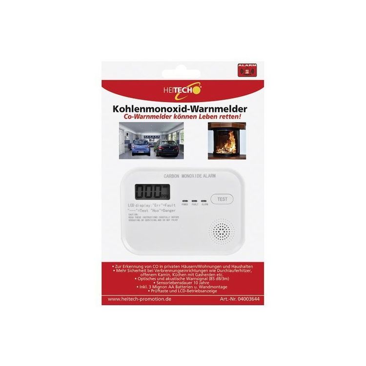 HEITECH Kohlenmonoxid-Melder (Neu und originalverpackt) in Birmenstorf AG für CHF 9.5 – mit ...