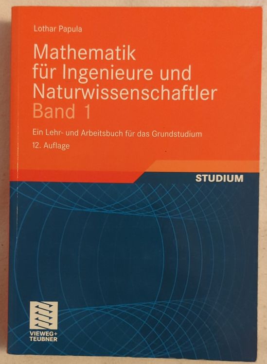 Mathematik für Ingenieure und Naturwissenschaftler Band 1 (Gebraucht) in Maladers für CHF 10 ...