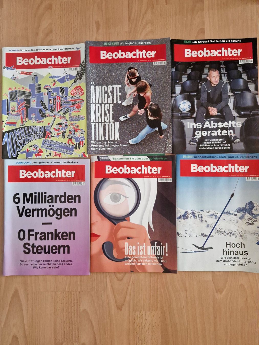 6 Beobachter Magazine Sept-Dez. 2023 (Gebraucht) in Neuhausen am ...