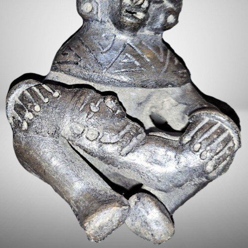🗿 Mutterliebe in Ton – Antike Figur aus Peru? 💞 (D'occasion) à Saland ...