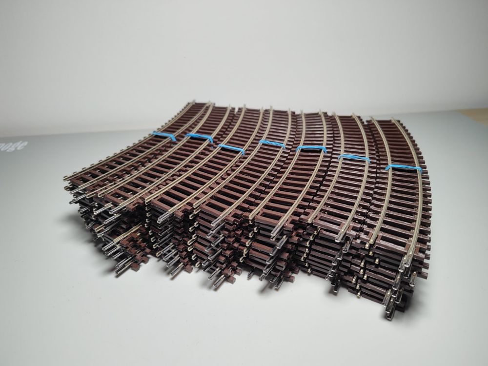 70x Roco 42422 H0 Gebogenes Gleis R2, 30° | Kaufen auf Ricardo