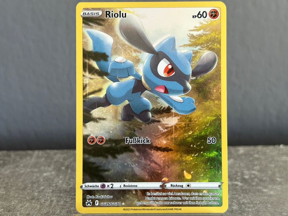 Riolu - FULL ART - Zenit der Könige - DE (Neu (gemäss Beschreibung)) in ...