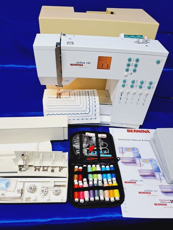 BERNINA ACTIVA 140 WIE NEU GARANTIE 3MT FRISCH REVIDIERT (Gebraucht) in ...
