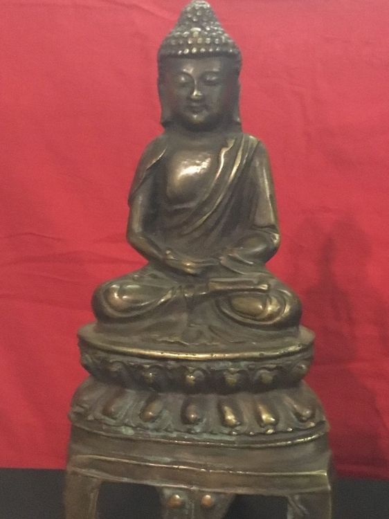 Antike Buddha Statue Bronze Burma Myanmar Rarität (Gebraucht) in Schlieren für CHF 340 – mit ...