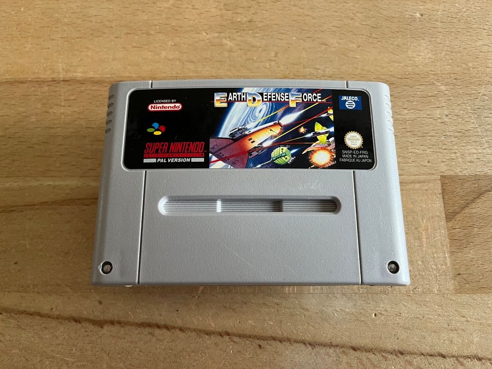 Earth Defense Force Super Nintendo SNES Modul sehr gut (Gebraucht) in ...