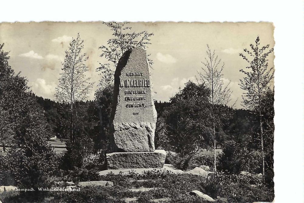 SEMPACH, Winkelried-Denkmal 1940 | Kaufen auf Ricardo