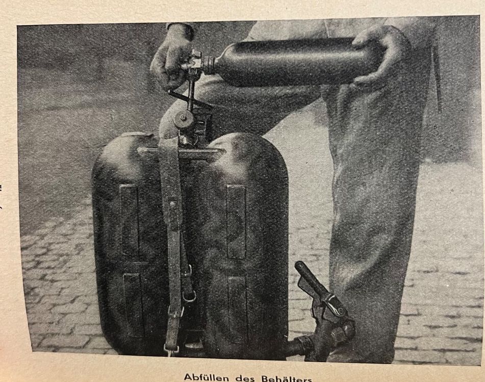 Reglement lance flamme ww2 1942 Flammenwerfer swiss army | Kaufen auf ...