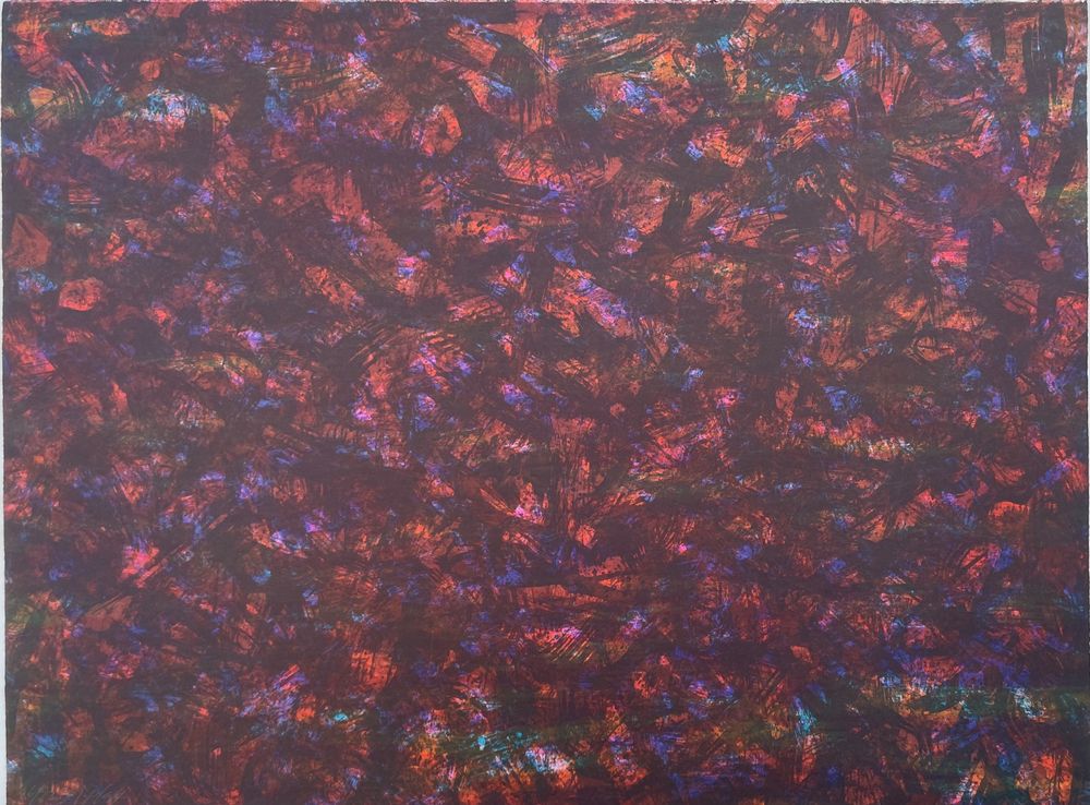 Moderne Interessante Lithographie unleserlich Signiert | Kaufen auf Ricardo