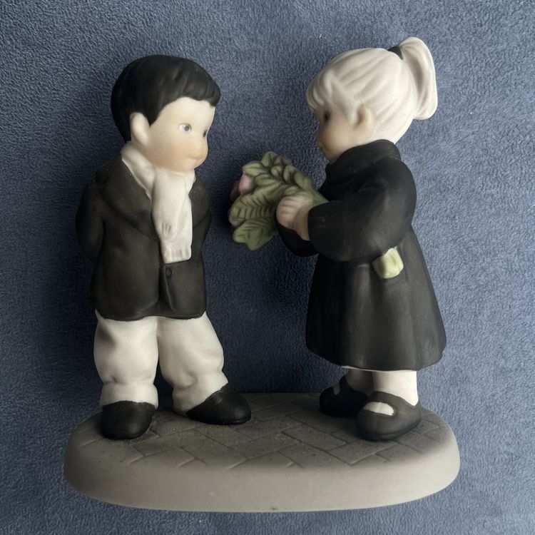 Kim Anderson Figur Liebespaar mit Blumen | Kaufen auf Ricardo