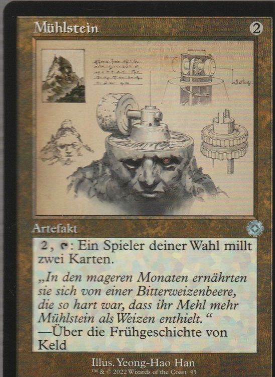 Magic The Gathering MTG Retro Frame Artifact 95 Mühlstein (V (Neu ...
