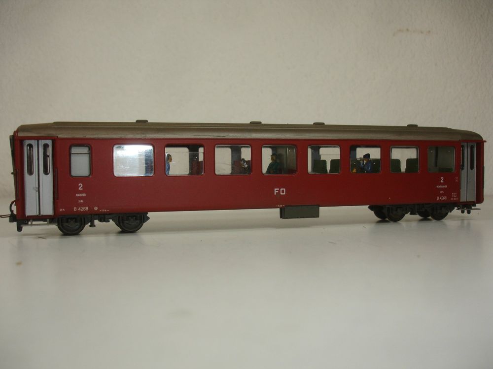 BEMO H0m: 2 Wagen Furka-Oberalp Bahn (Gebraucht) in Fontaines NE für CHF 22 – mit Lieferung auf ...
