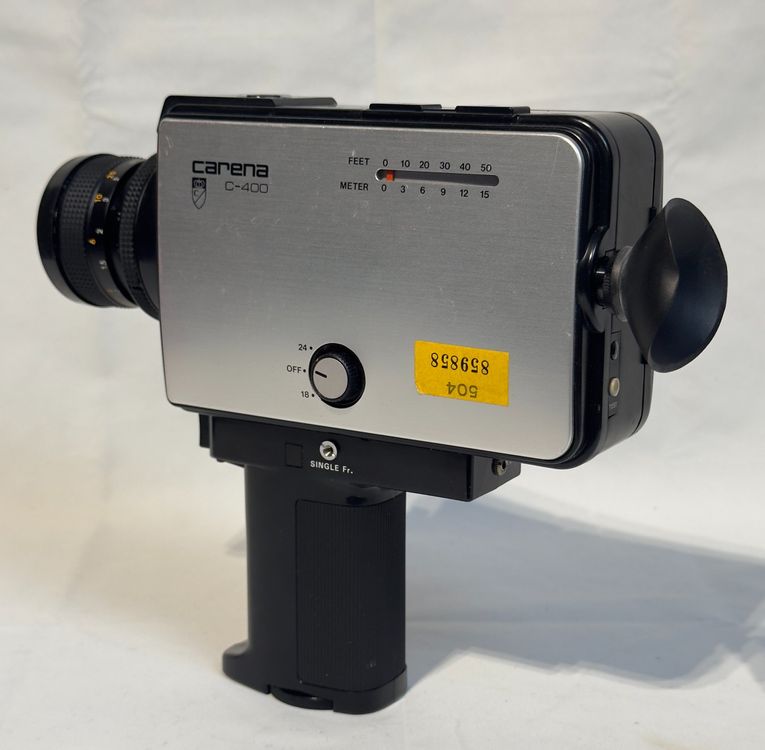 Ancienne caméra Super 8 Carena C-400 avec sacoche d'origine (Gebraucht ...
