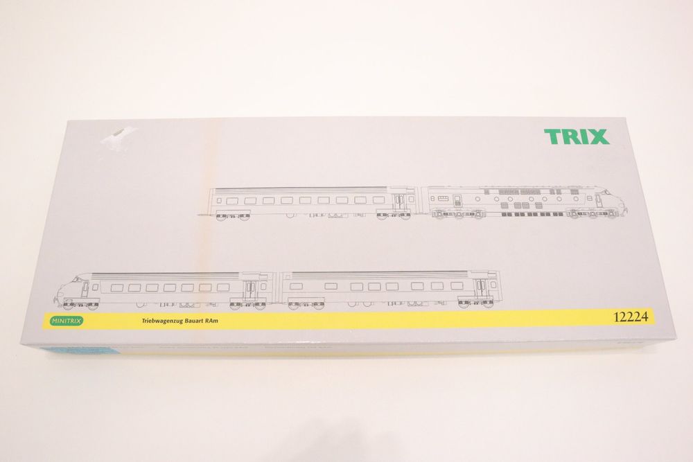 Minitrix 12224 RAm 501 TEE Triebzug, DC Analog, Spur N (Gebraucht) in ...