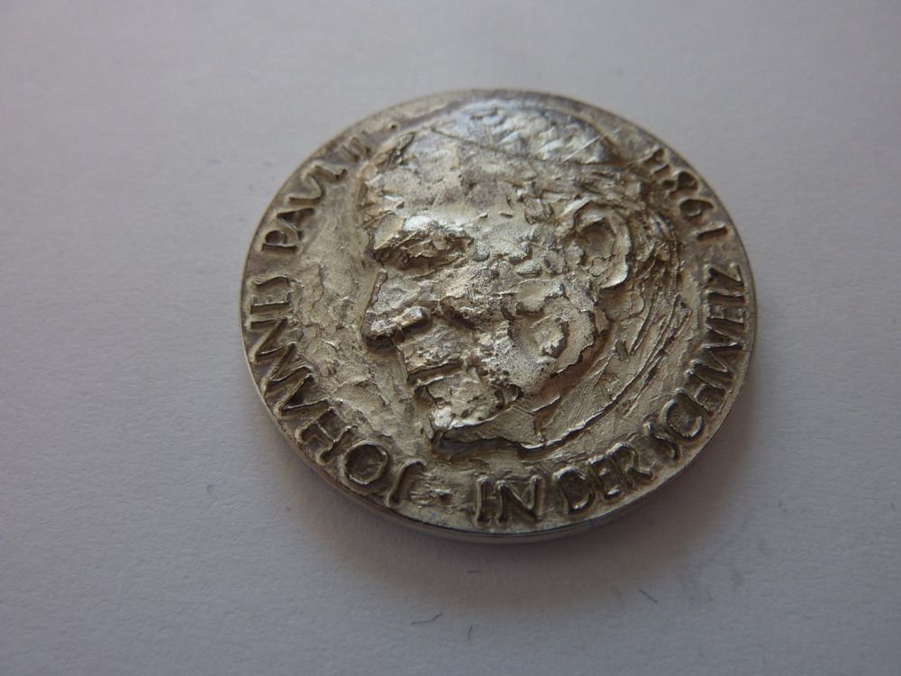 Silbermedaille: Franco Annoni , Johannes Paul II. 1984 (Neu (gemäss Beschreibung)) in Birrwil ...
