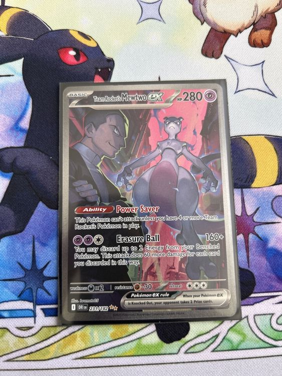 Destined rivals Teamrockets Mewtwo EX 231/182 (Neu (gemäss Beschreibung ...