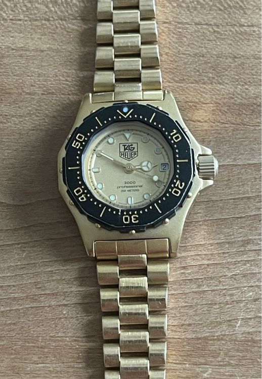 1985 Vintage TAG Heuer 3000 Prof. 200m 937.408 revidiert (Gebraucht) in ...