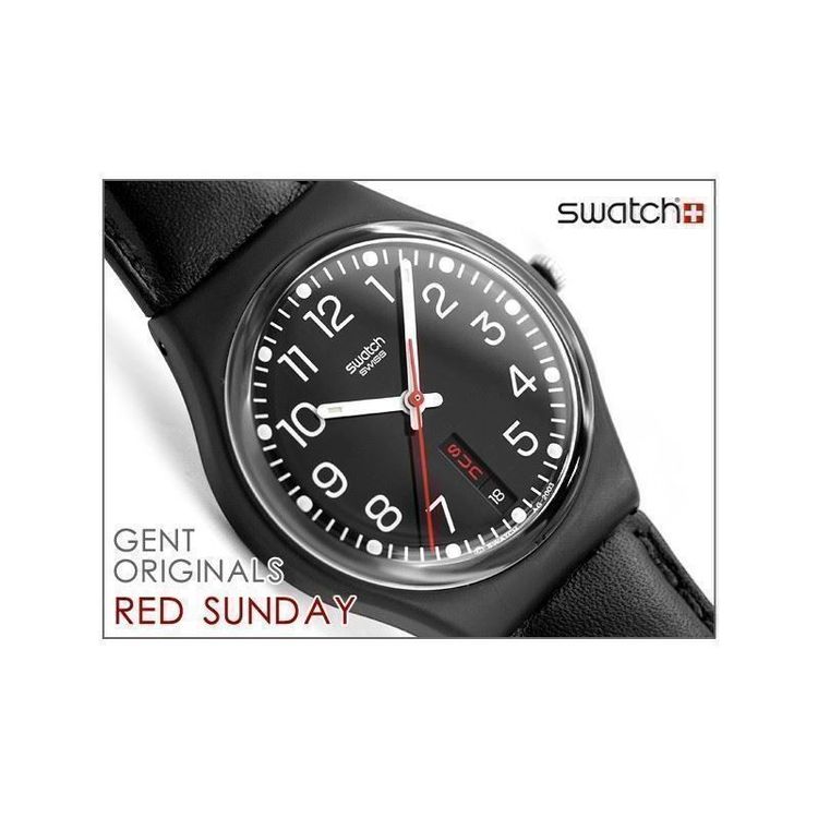 Swatch Gent RED SUNDAY ★ ungetragen (Neu (gemäss Beschreibung)) in für ...