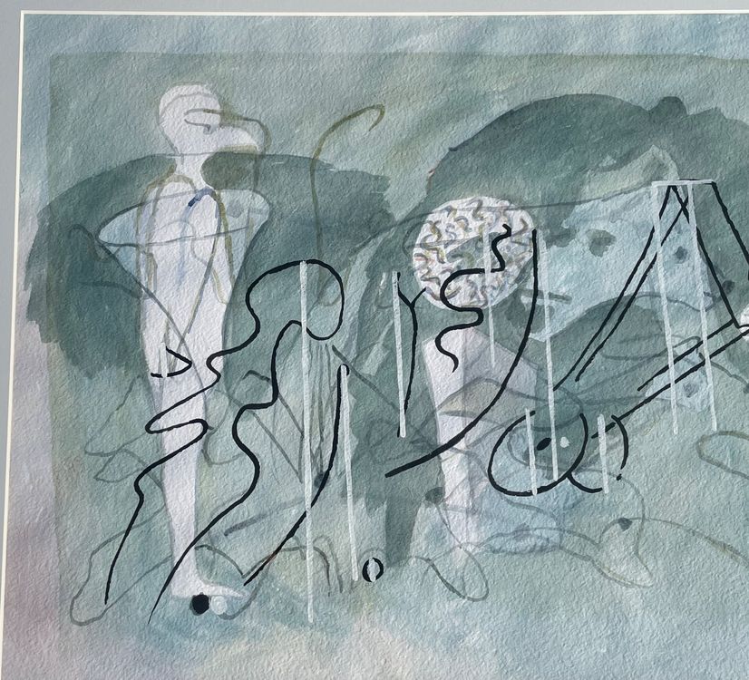 Rolf Winnewisser (1949) grosses Aquarell | Kaufen auf Ricardo