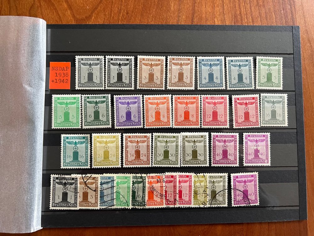 Teilsammlung NSAP 1938/1942 gest. und * (960) (Gebraucht) in Hinwil für ...